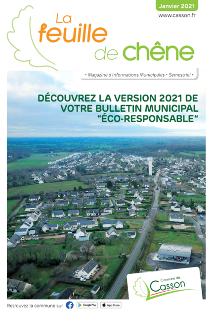 Bulletin Municipal de Casson - Janvier 2021 - Casson